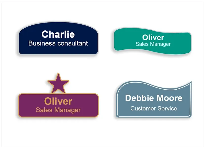 Name Badges Supplies in Australia - Magnetic | AJ Parkes